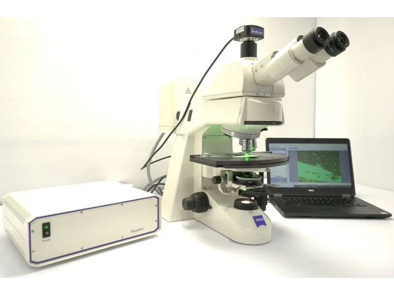 Zeiss Axioskop 2 Upright Fluorescence Microscope (New Filters) Pred ...