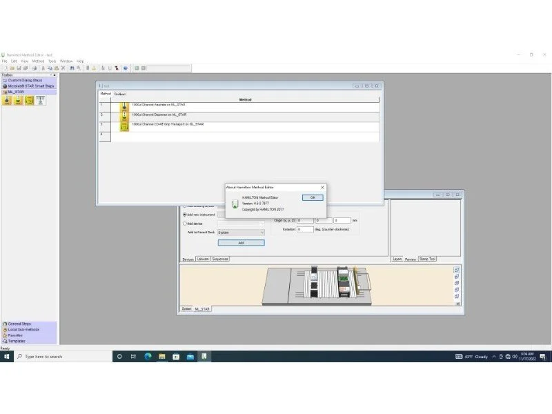 Hamilton MICROLAB STARlet Liquid Handler w/ Span-12, CO-RE Gripper ...