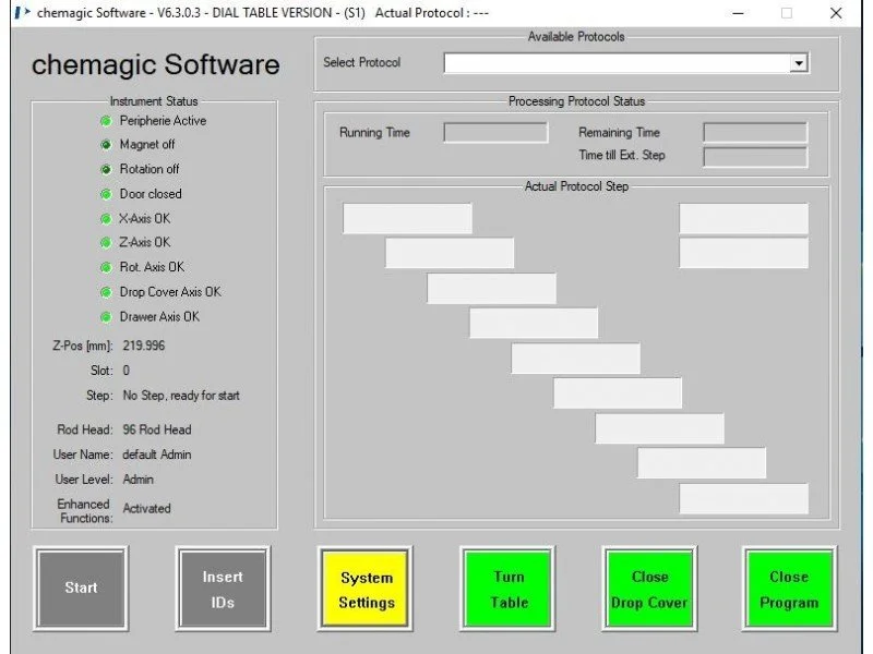 Perkin Elmer Revvity Chemagic 360 Nucleic Acid Extractor with 96 Rod Head